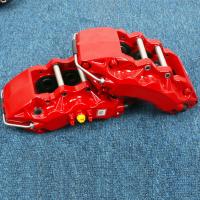 China 355mm 380mm Brake Rotor 6 Pot Brake Calipers Red Color High Performance Stopping Power for sale