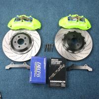 China Green Modified 4 Pot Car Brake Calipers Aluminum Alloy for sale