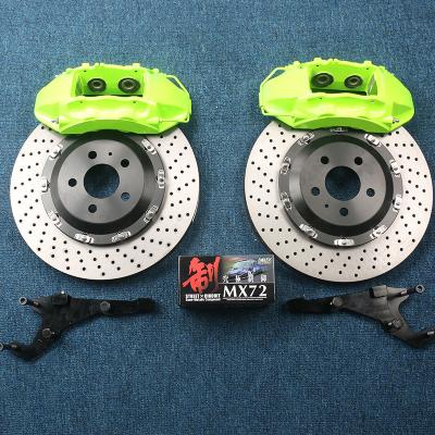 China 355mm 380mm 405mm 4 Pot Brake Calipers Aluminum Alloy for sale