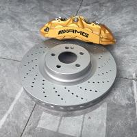 China Mercedes Benz C200 Car Brake Calipers Upgrade 6 Pot Claipers And 355MM Discs for sale
