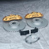 China Mercedes Benz C200 Car Brake Calipers Upgrade 6 Pot Claipers And 355MM Discs for sale