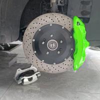 China Monoblock Kia K5 Brake Caliper 6 Piston Calipers Green Color for sale
