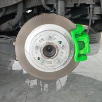 China Monoblock Kia K5 Brake Caliper 6 Piston Calipers Green Color for sale