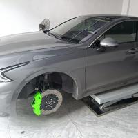 China Monoblock Kia K5 Brake Caliper 6 Piston Calipers Green Color for sale