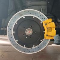 China Upgrade Car Brake Calipers 8520 Big 6 Piston Calipers Yellow Color Fit For Zeekr 001 for sale