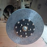 China Car Modification 10 Piston Brake Calipers Carbon Ceramic Discs For Honda UR-V for sale