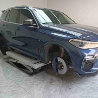 China Aluminum BMW X5 Brake Caliper Big Size 10 Piston Calipers 420mm Carbon Ceramic Discs for sale