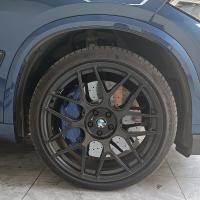 China Aluminum BMW X5 Brake Caliper Big Size 10 Piston Calipers 420mm Carbon Ceramic Discs for sale