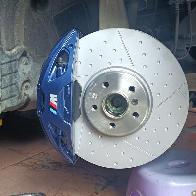 China 4 Piston Blue 348mm Discs Car Brake Calipers Fit For BMW 3 Series for sale