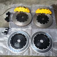 China Yellow Painted Color BMW 740Li Car Brake Calipers 380MM Big Rotors for sale