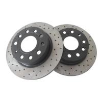 China OE 95535140251 Titanium Alloy Car Brake Disc Size 350*34MM Semi Metal Dustless for sale