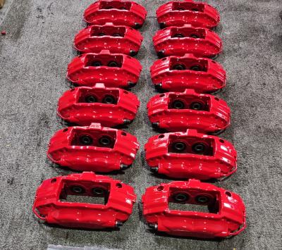 China Fit For Brembo F50 4 Pot Car Brake Caliper Kits Semi-Metallic Brake Pad 7mm Thickness for sale