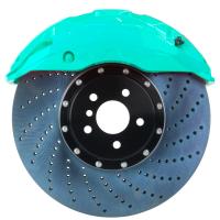 China Cross-Drilled Rotors Style Brake Calipers for Improved Heat Dissipation for sale