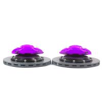 China 9N Purple Color 380-400mm Brake Disc Auto Parts and Spares 19-20 inch 6-Piston Brake Caliper Rear Wheel for sale