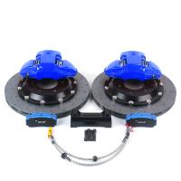 China 9N Blue Color 380-400mm Brake Disc Auto Parts and Spares 19-20 inch 6-Piston Brake Caliper Rear Wheel for sale