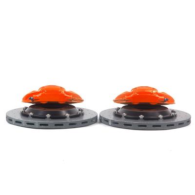 China 9N Orange Color 380-400mm Brake Disc Auto Parts and Spares 19-20 inch 6-Piston Brake Caliper Rear Wheel for sale