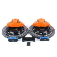 China 9N Orange Color 380-400mm Brake Disc Auto Parts and Spares 19-20 inch 6-Piston Brake Caliper Rear Wheel for sale