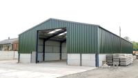 China Industrial Prefabricated Steel Structure Warehouse Construction Farm Shed Building for sale