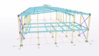 China Pre Engineering Steel Structure Workshop Q355b Q235b Prefabricated Steel Buildings for sale