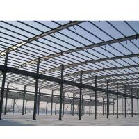 China Prefabricated Industrial Metal Warehouse Multi Span Structural Steel Beams And Columns for sale