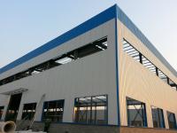 China Pre Engineering Metal Construction Building Anti Corrosive Warehouse Steel Structure for sale