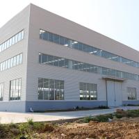 China Custom Prefab Steel Frame Building Epoxy Painting 50 Year Life Q235 Q355 for sale