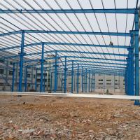 China Custom Prefab Steel Frame Building Epoxy Painting 50 Year Life Q235 Q355 for sale
