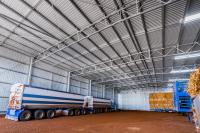 China High Rise Steel Shed Construction Building With Sandwich Panel Wall Type for sale