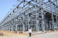 China ISO9001 Prefabricated Light Steel Structure Building Construction Metal Workshop Sheds for sale