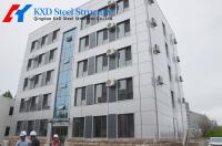 China PU Wall Panel Steel Frame Building With Galvanized C/Z Purlins for sale