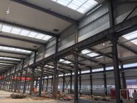 China Customized Steel Structure Building With EPS/Glass Wool Insulation And 5-28mm for sale