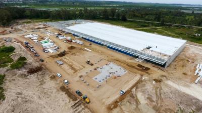 China GB Standard Q355b Steel Prefabricated Structural Metal Hangar Warehouse Workshop for sale