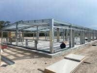 China High Corrosion Resist Hot Dipping Galvanized Steel Structure Workshops Warehouses for sale
