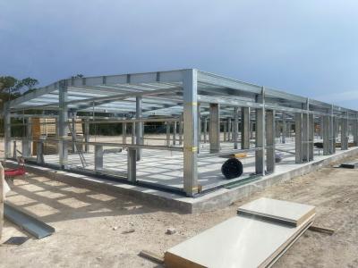 China High Corrosion Resist Hot Dipping Galvanized Steel Structure Workshops Warehouses for sale