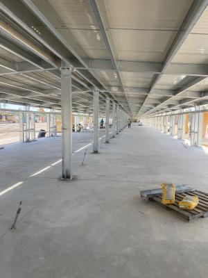 China Custom Skylight Prefab Steel Warehouse Fast Installation for sale