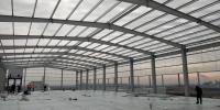 China Modern Industrial Construction Design Metal Frame Workshop And Storage With Full Drawing Service for sale