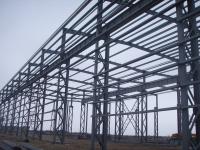 China Pre Galvanized C / Z Purlin Steel Deck Plate Prefab Steel Houses Storage And Workshops for sale