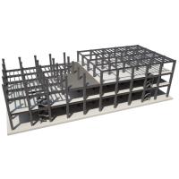 China 1-3 Floors Office Steel Warehouse Prefab Steel Structure Frame Mix Use Building for sale