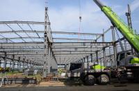 China Pre-engineered Metal Structural Prefab Storage Warehouse Hangar With Free Atchitectural Support for sale