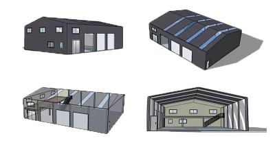 China Custom Prefabricated Steel Structure Building Warehouse Workshop Construction for sale