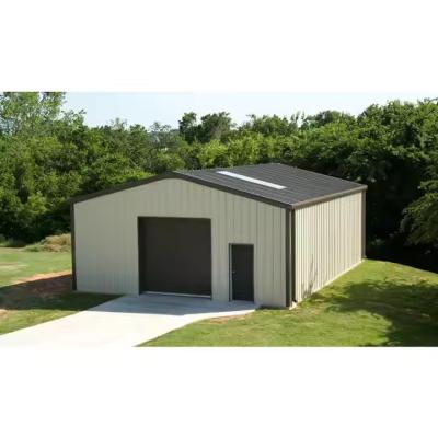 China Prefabricated Steel Structure Warehouse Workshop Building Prefab Garages Building Kits for sale