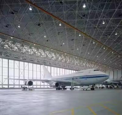 China Modern Customized Steel Structure Building Prefab Warehouse Workshop Aircraft Hangar Office for sale