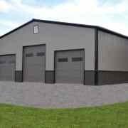 China Prefabricated Steel Structure Garage Shed Building Construction For Various Cars for sale