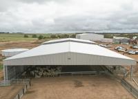 China Open Wall Designed Clear Span High Rise Prefabricated Steel Hall Warehouse Shed for sale