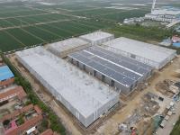 China Pre-engineered Anti Corrosion Steel Structure Frame Industrial Warehouse Workshop With Certification for sale