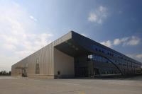 China High Strength Bolt Connection Glass Curtain Wall Prefabricated Buildings For Shop Office Exhibition Commercial Center for sale