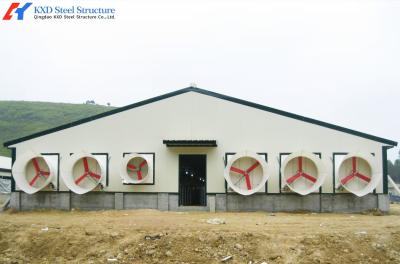 China Prefabricated Steel Structure Poultry House - Q235B/Q355B Carbon Steel for sale