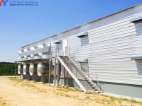 China Custom Prefabricated Steel Poultry House for 15000 Broiler Birds for sale
