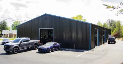 China Simple Filling Station Car Wash Shed for Petrol Station for sale