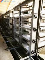 China 3 Tiers-10 Tiers Poultry Farm Cage Automatic Feeding Chicken House Cage for sale